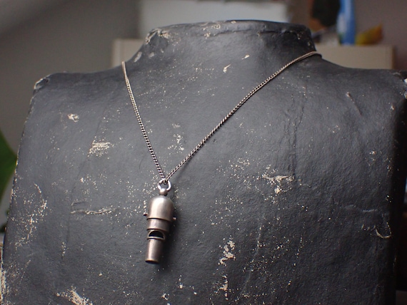 Antique Late Victorian Sterling Silver Cannon Shaped … - Gem