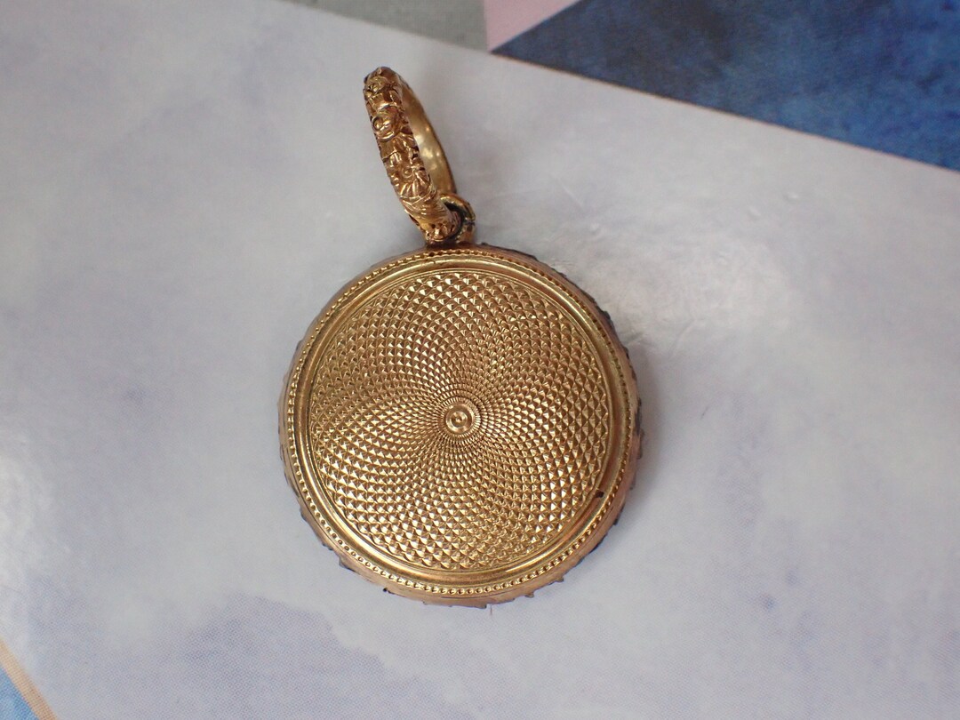 Pretty Little Antique Georgian Gold Filled Mourning Locket, Circa 1820 ...