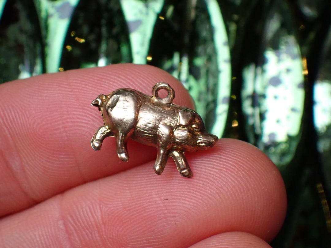 Antique 9ct Gold Lucky Pig Charm, Circa 1900 - Etsy