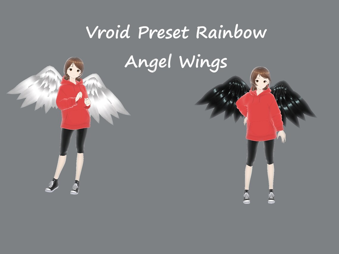 Digital Download Vroid Preset Angel Wings With Physics - Etsy