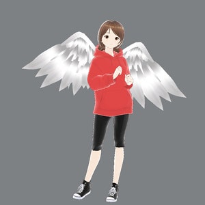 Digital Download Vroid Preset Angel Wings With Physics - Etsy