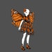 Stunning 3D Monarch Butterfly Wings Vtuber Asset - Fully Animated ...