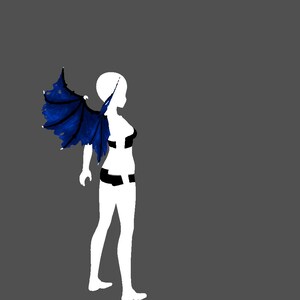 Stunning 3D Tattered Dragon Wings Vtuber Asset - Fully Animated ...