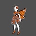 Stunning 3D Monarch Butterfly Wings Vtuber Asset - Fully Animated ...