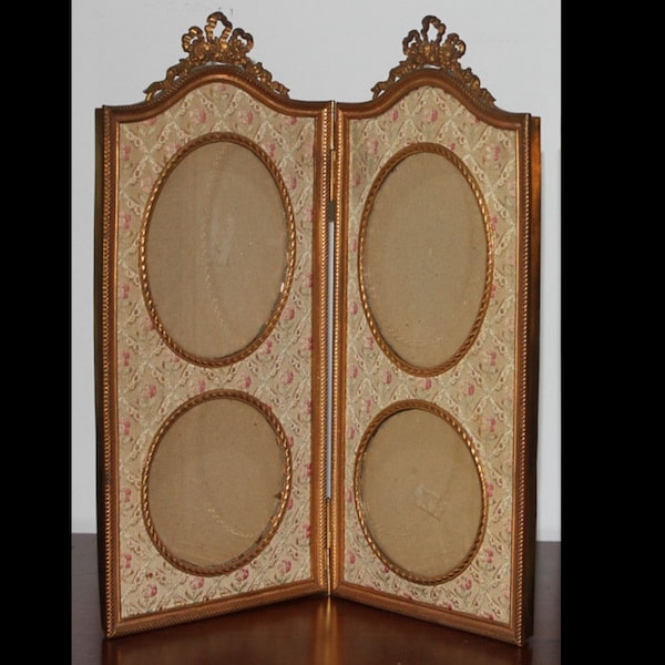 French Antique Bow Frame - Etsy