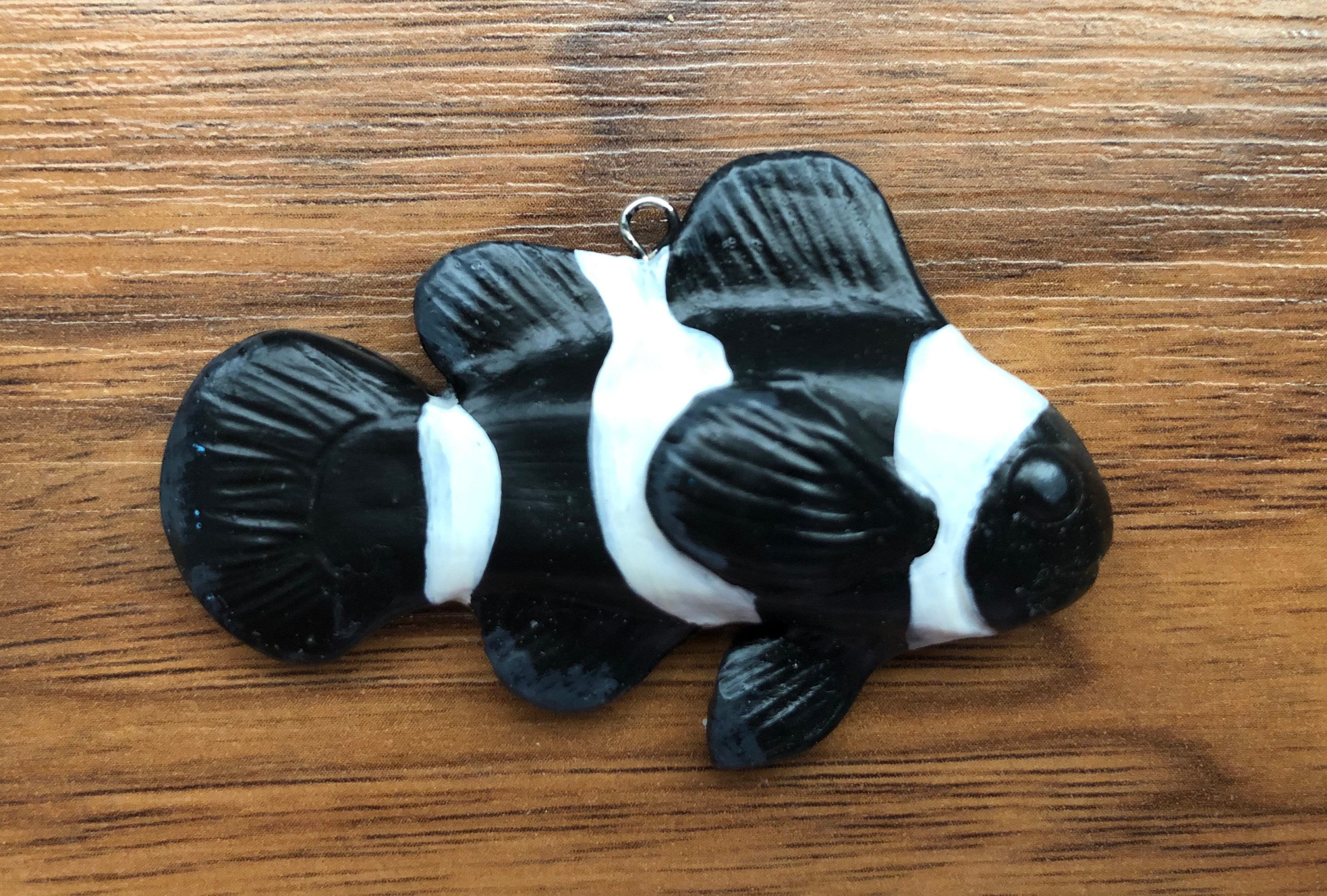 Made to Order Clownfish Pendant - Etsy