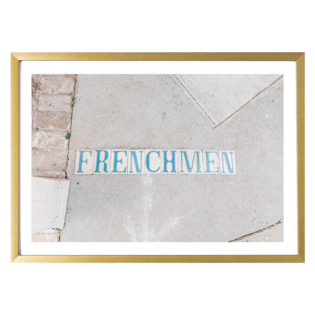 Nueva Orleans Arte Print Frenchmen Street Sign Wall Decoración - Etsy ...