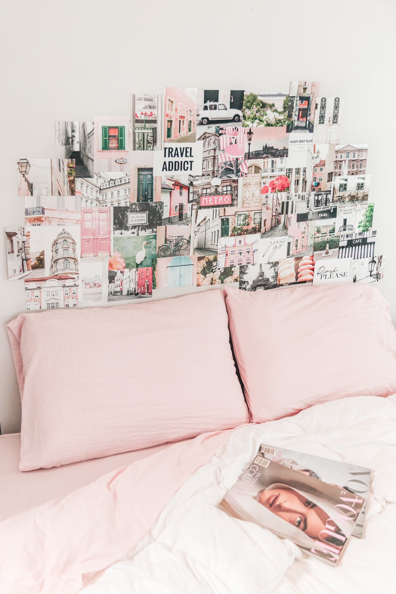 Bedroom Photo Wall Collage