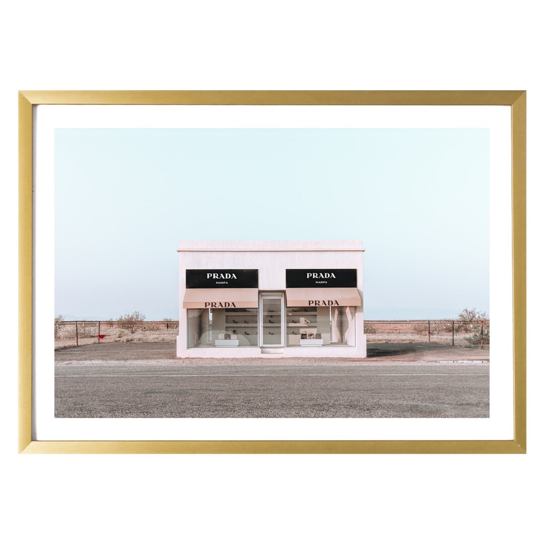 Fashion Poster Marfa Wall Decor Pastel Pink Aesthetic Print - Etsy