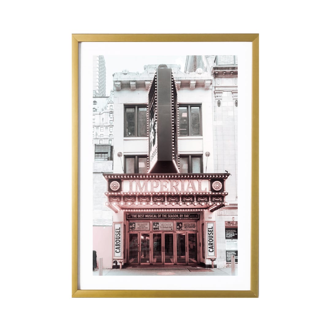 New York Wall Art Broadway Photography Print Industrial Living Room ...