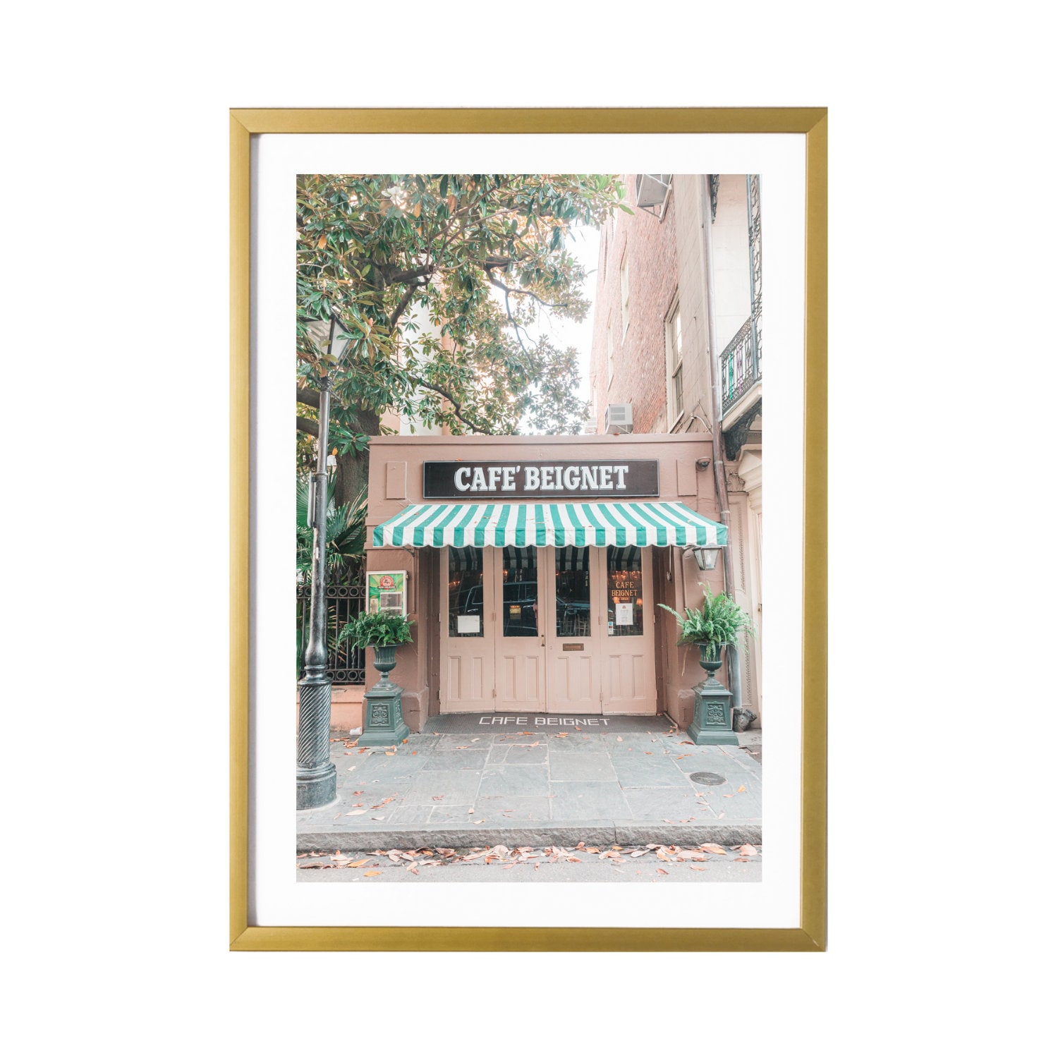 New Orleans Art Cafe Beignet French Quarter Poster Print Wall - Etsy