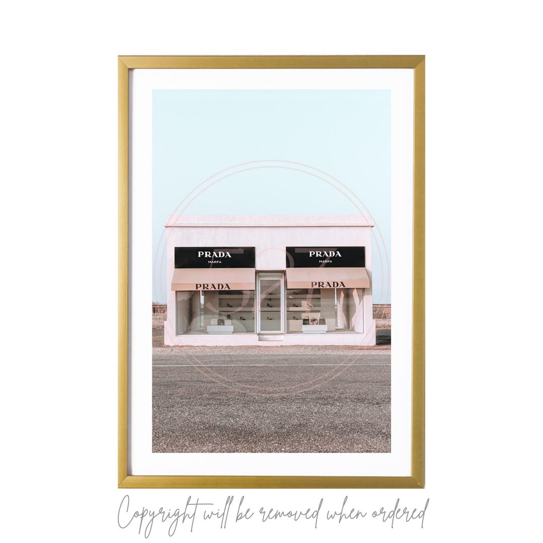 Fashion Poster Marfa Pastel Pink Aesthetic Wall Art Print - Etsy
