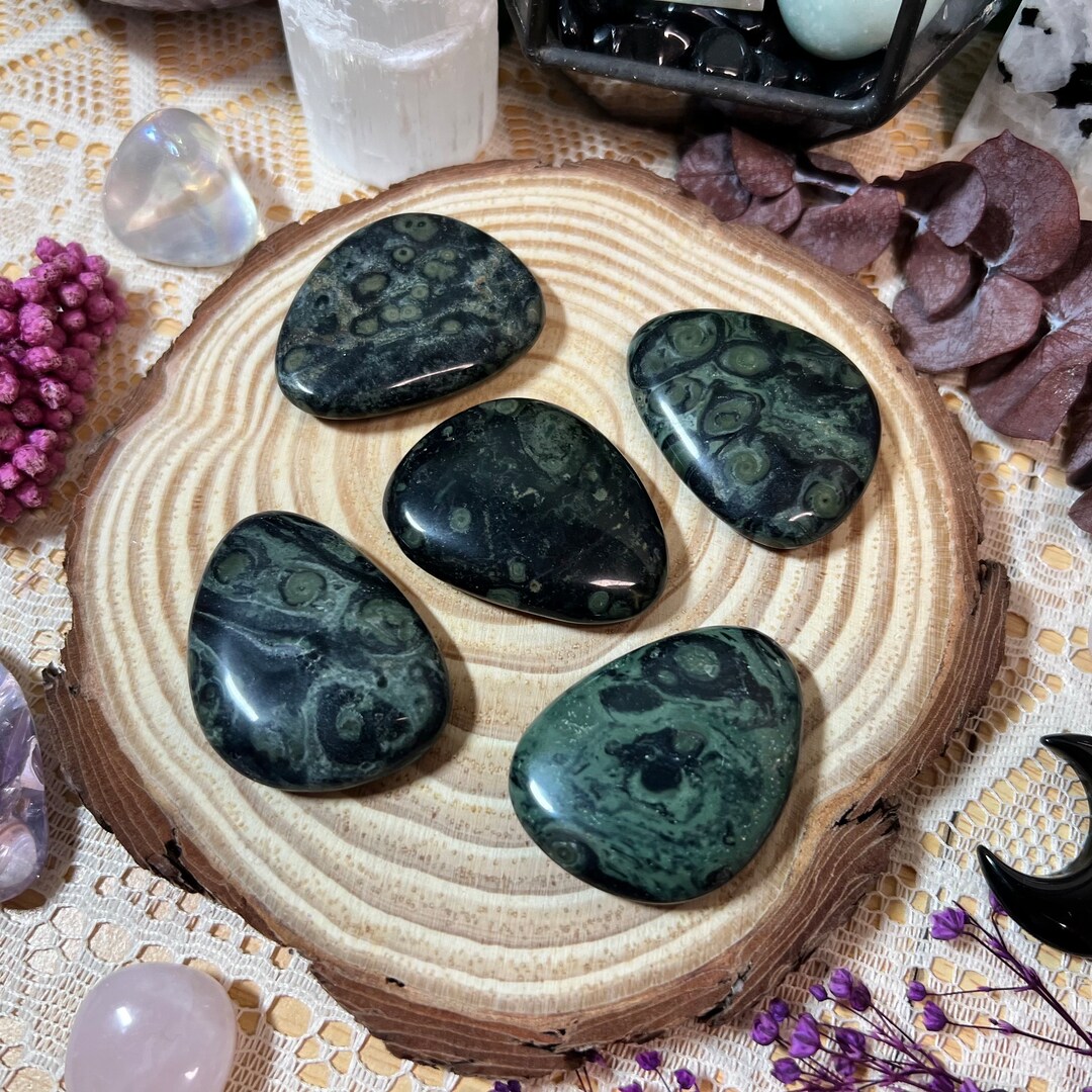 Nebula Jasper Crystal Pocket Stone Polished Nebula Jasper Worry Stone ...