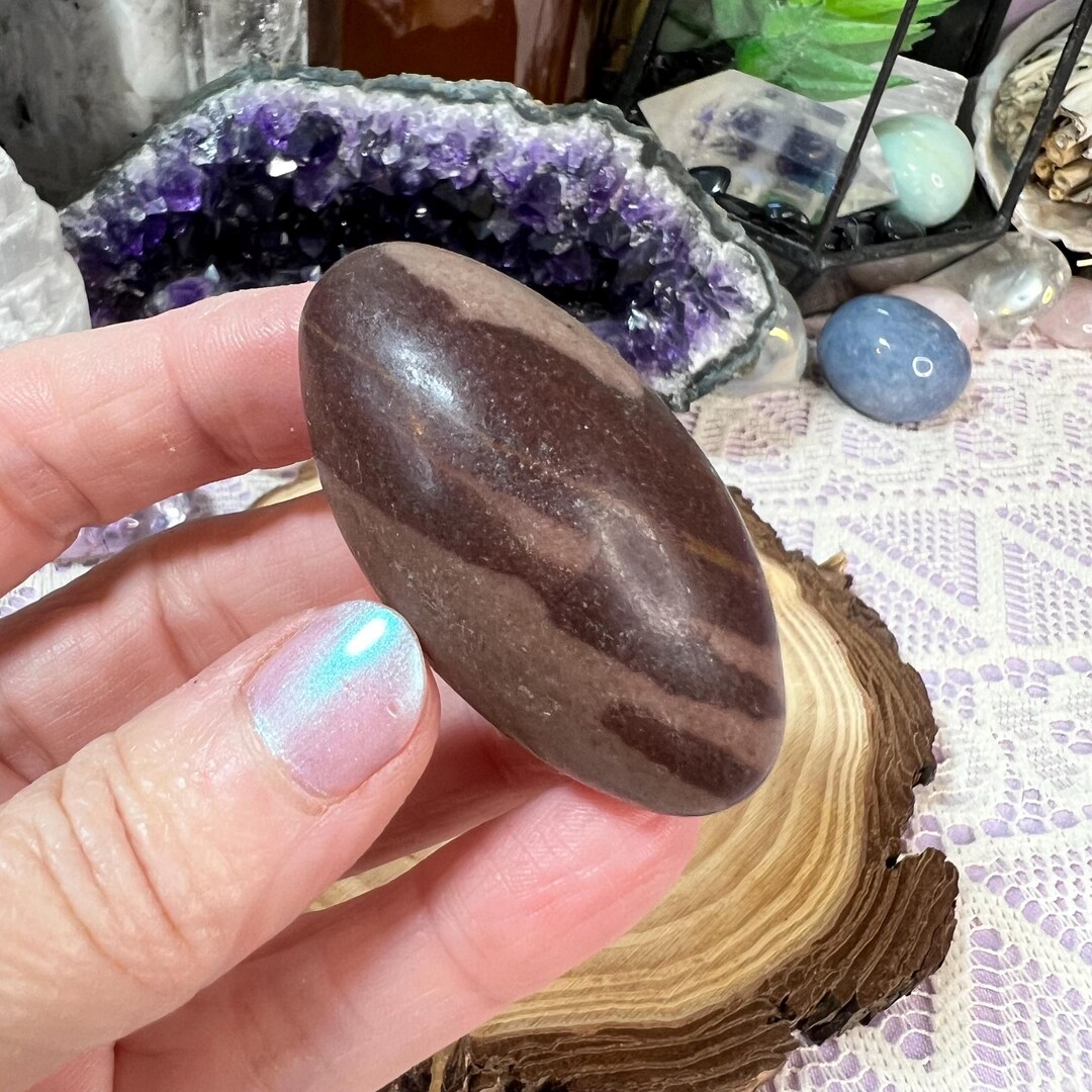 Shiva Lingam Stone Natural Narmada River Stone 2 Inch Shiva Lingam ...