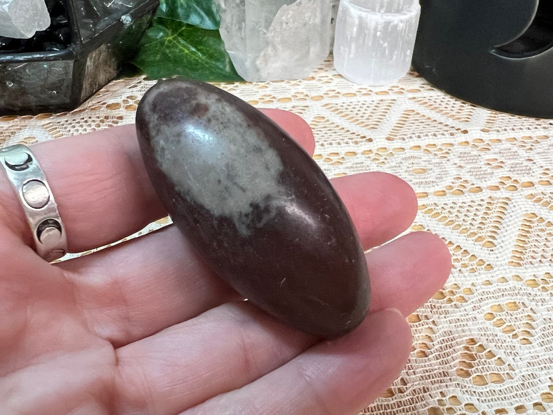 Shiva Lingam Stone Narmada River Stone 2 Inch Shiva Lingam Tumbled ...