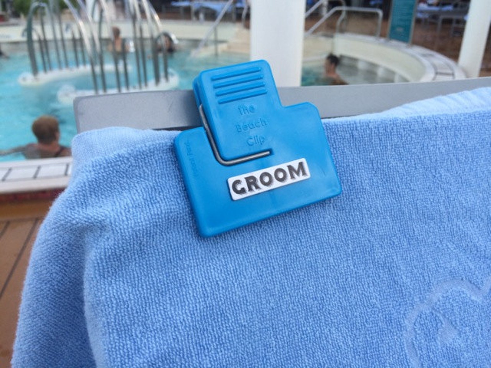 The Beach Clip Towel Holder - Etsy