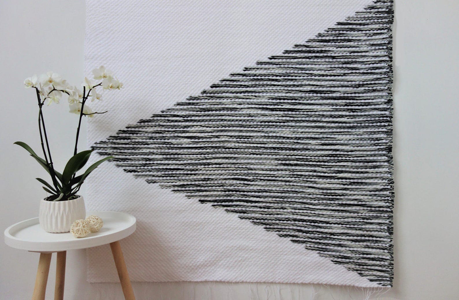 Geometric wall hanging Woven wall hanging Wall tapestry | Etsy