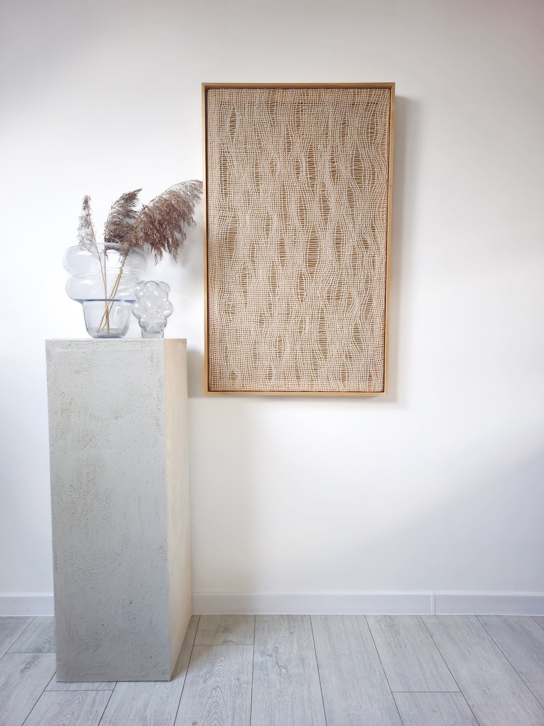 Fiber Wall Decor Neutral Decor Minimalist Textile Art Art for Bedroom ...