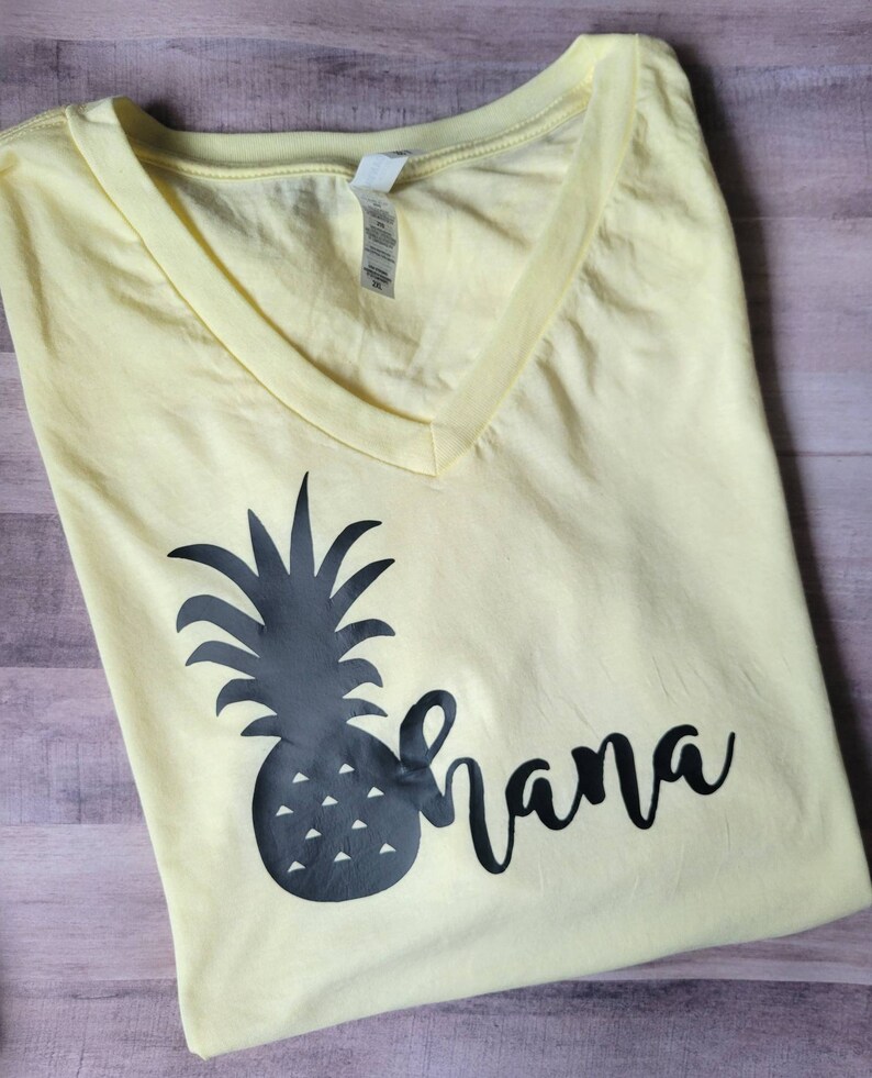 Ohana Means Family Pineapple T-shirt Lilo & Stitch Disney - Etsy