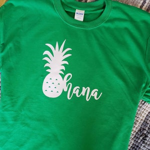 Ohana Means Family Pineapple T-shirt - Lilo & Stitch Disney World ...