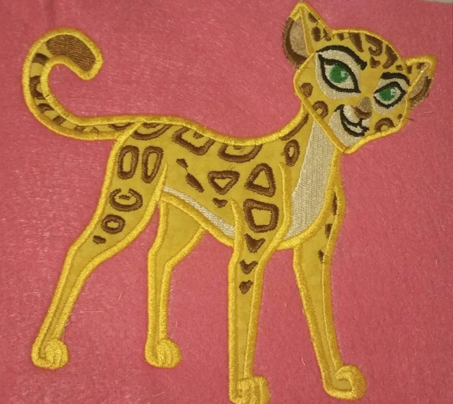 Lion Guard Fuli Embroidery Machine Applique Instant - Etsy