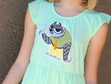 Zootopia Flash Embroidery Machine Applique Instant | Etsy