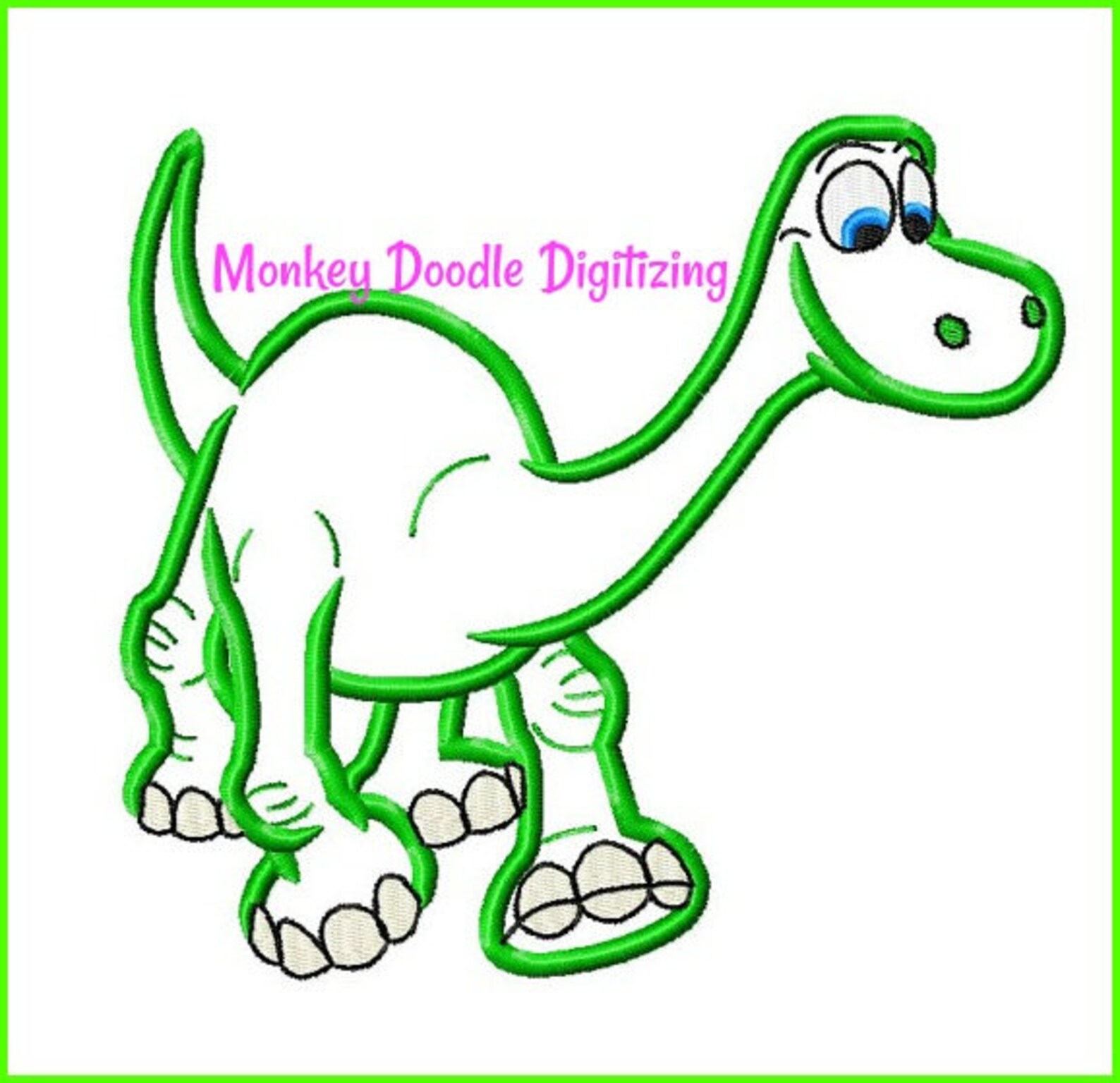 Good Dinosaur Arlo Embroidery Machine Applique Instant - Etsy