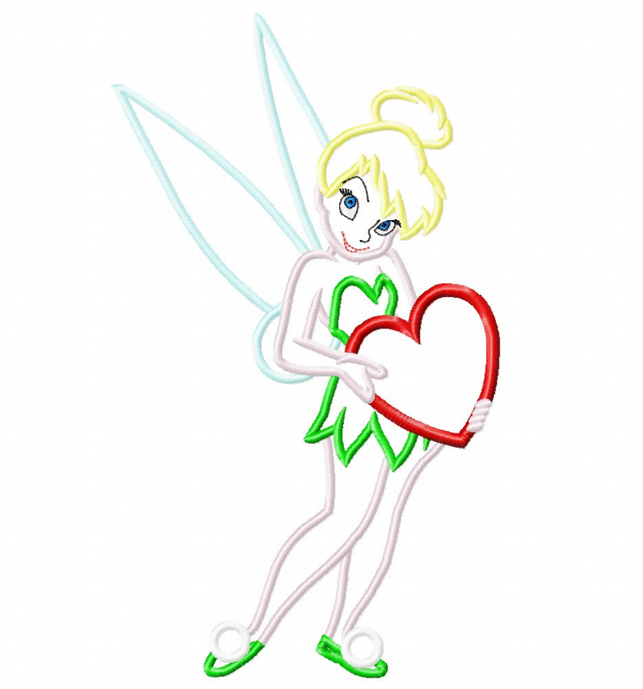 Tinkerbell With Hearts