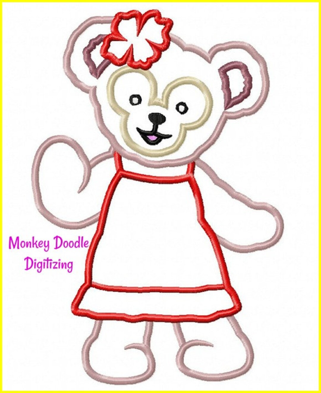 Shellie May Dress - Embroidery Machine Applique - Instant Download ...