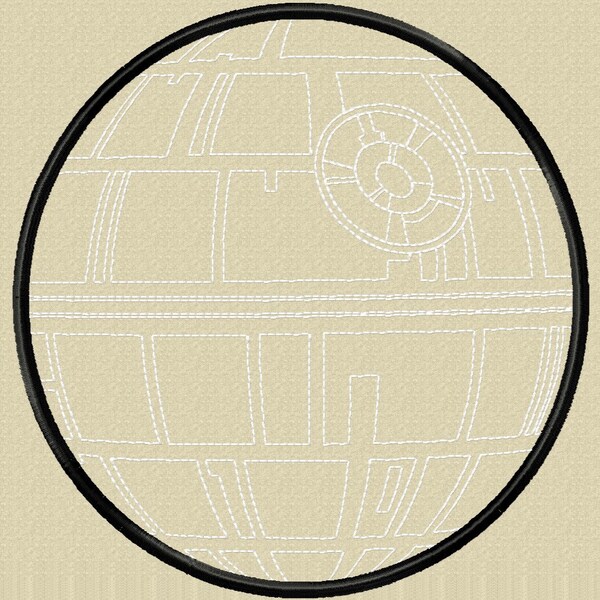 Death Star Applique - Etsy