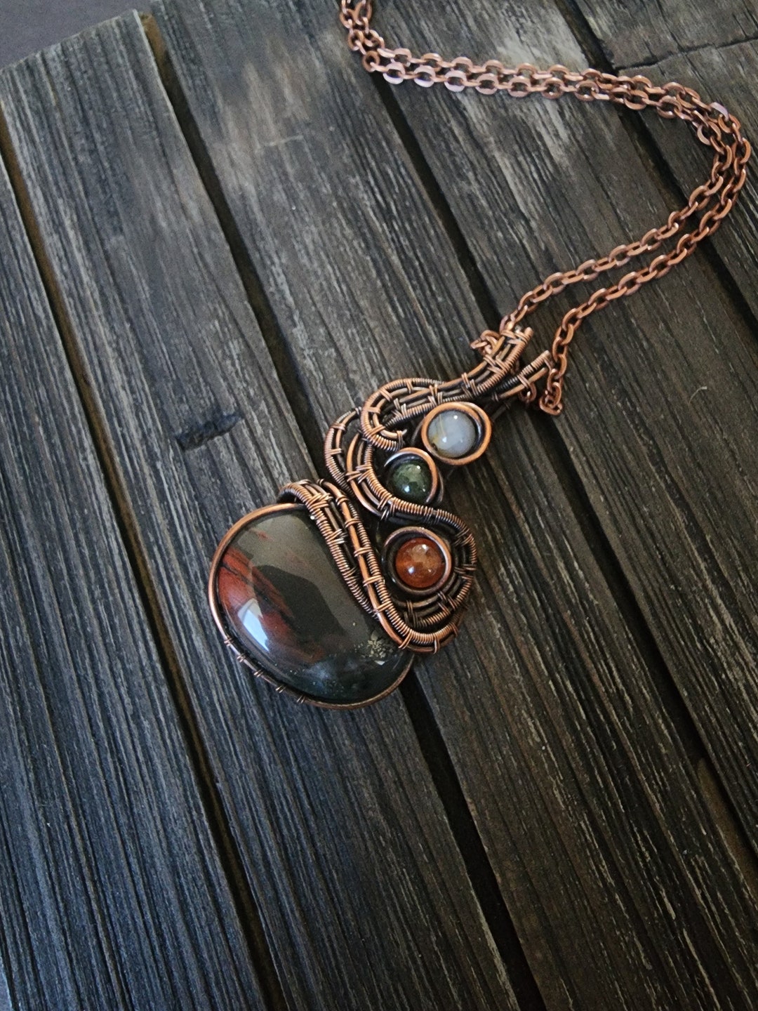 Enyo, Goddess of War and Destruction. A Handmade Copper Wire Wrap ...