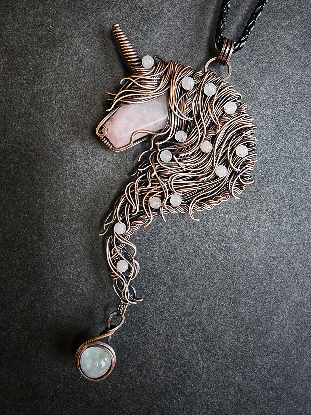 Aphrodite's Mare Love Unicorn. A Handmade Copper Wire - Etsy