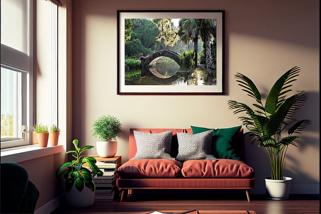 Langles Bridge Photograph, New Orleans City Park Lagoon, Spring New ...