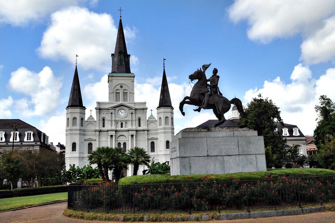 Color Fine Art Print of Jackson Square, New Orleans, St Louis Cathedral ...