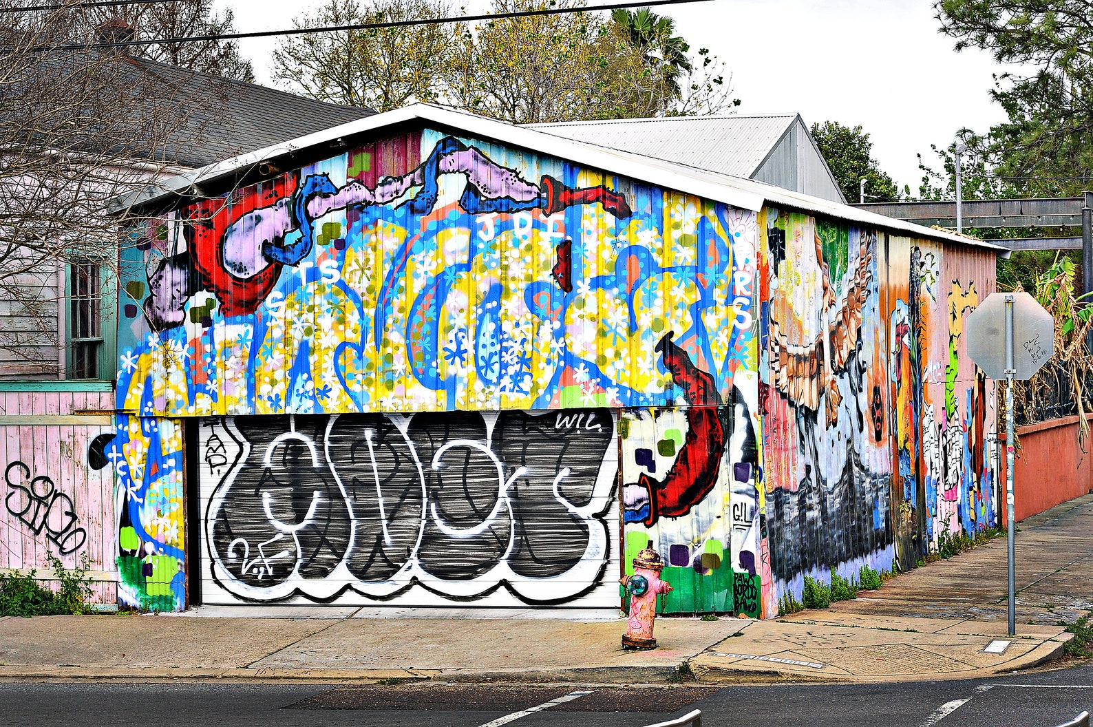 Mural in Bywater Area, New Orleans Home Decor, Photo Prints, Big Easy ...