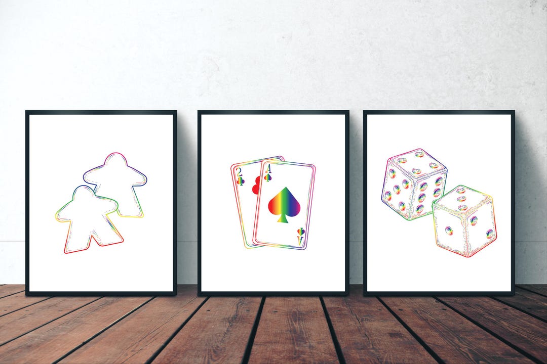 Board Game Art - Printable Digital File for Posters, Photo Frames. Wall ...