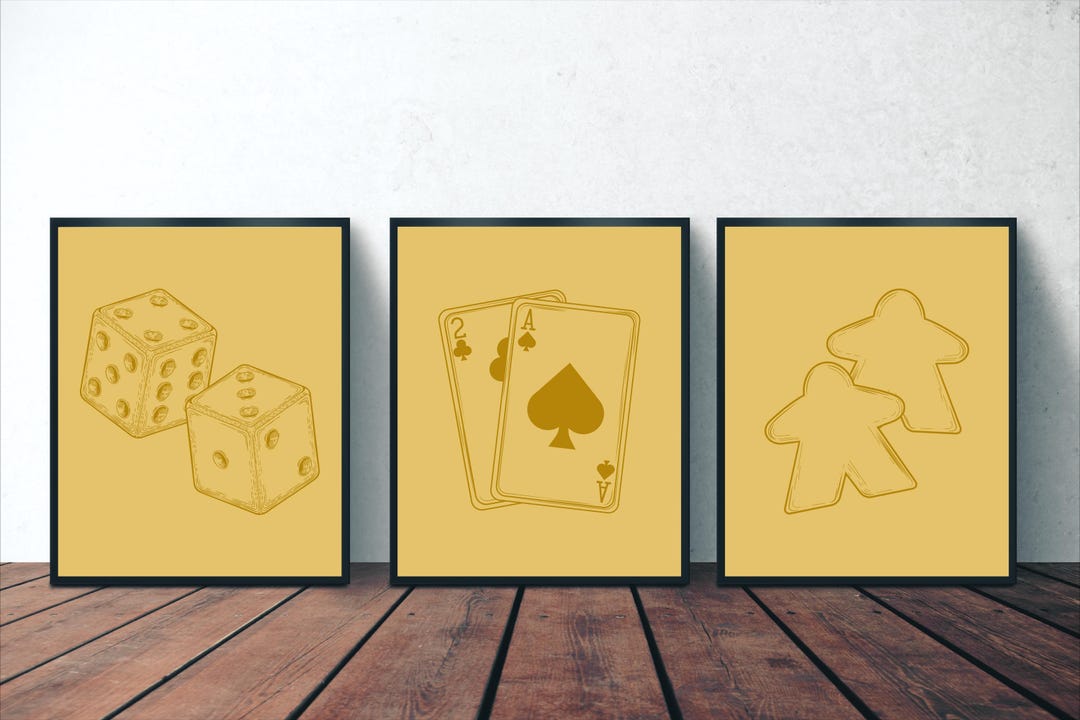 Board Game Art - Printable Digital File for Posters, Photo Frames. Wall ...