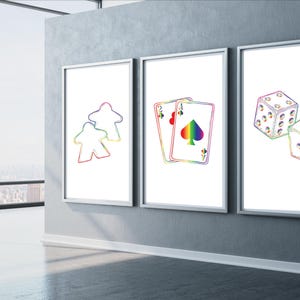 Board Game Art - Printable Digital File for Posters, Photo Frames. Wall ...
