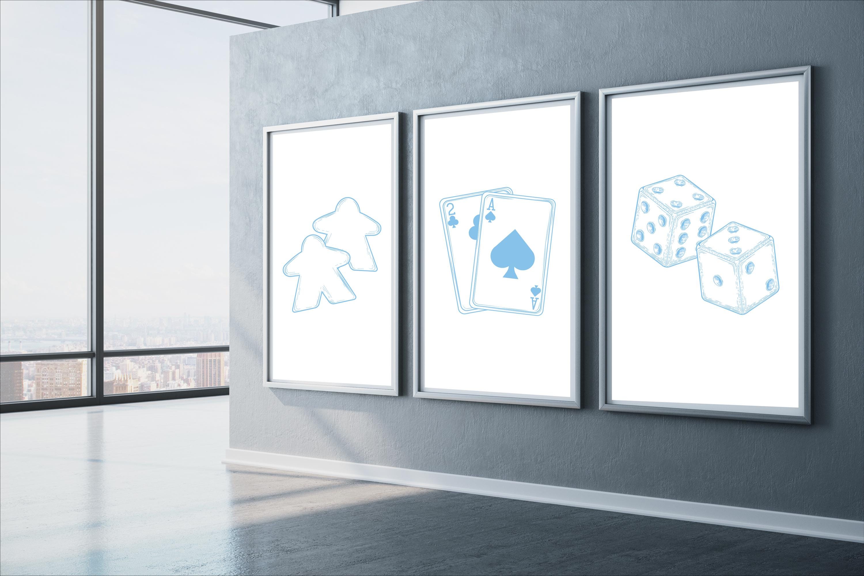 Board Game Wall Art | Printable Digital Download | Board Game Décor ...
