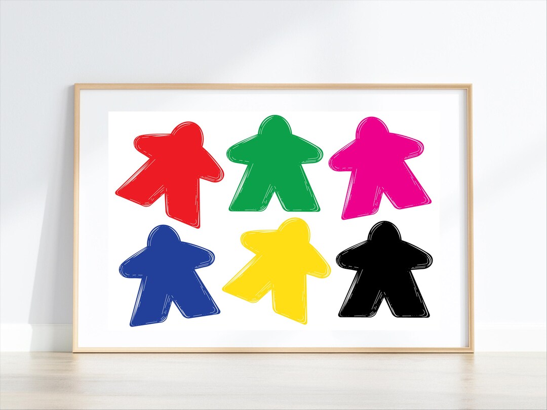 Board Game Art - Printable Digital File for Posters, Photo Frames. Wall ...