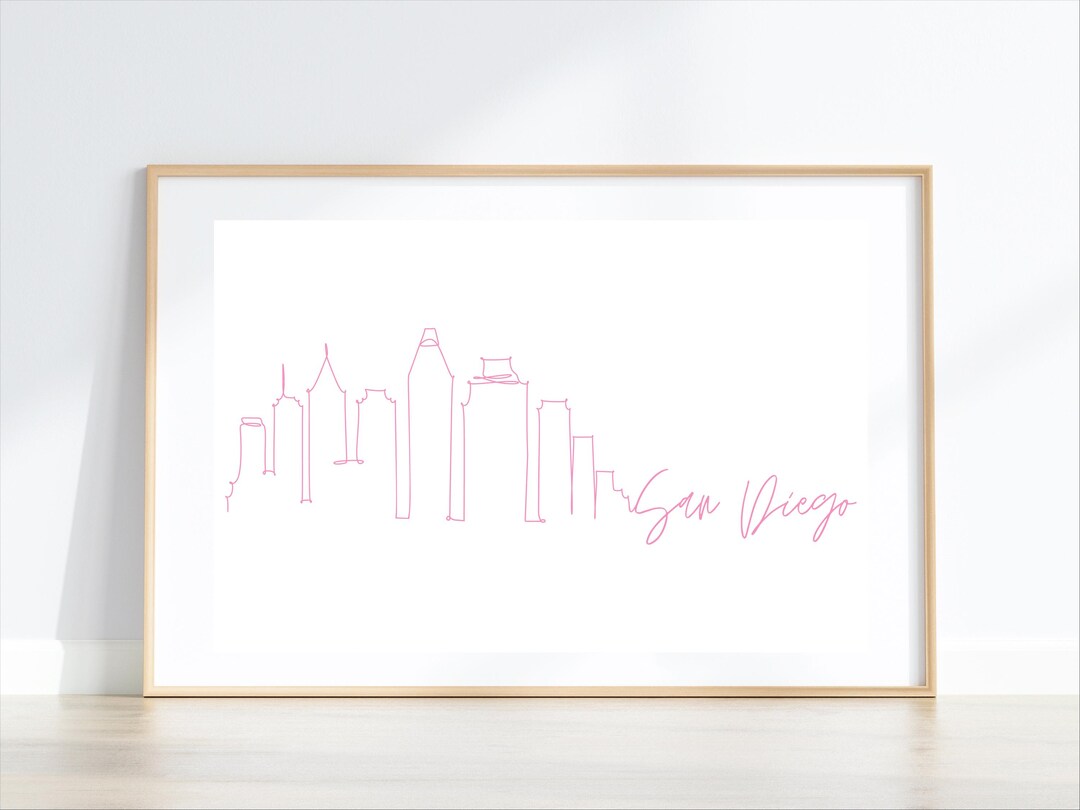 San Diego- Printable Digital File for Posters, Photo Frames. Wall Art ...