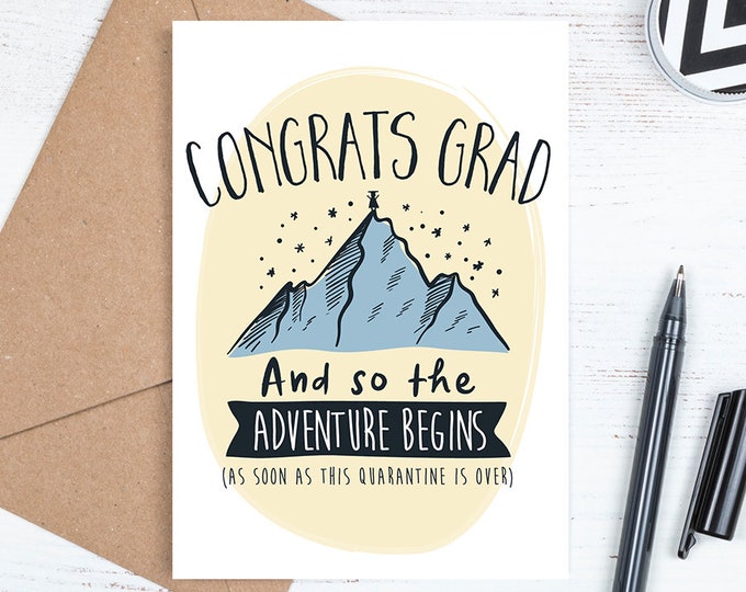 Printable Card Graduation Card Congrats Grad Card 2020 Grad - Etsy