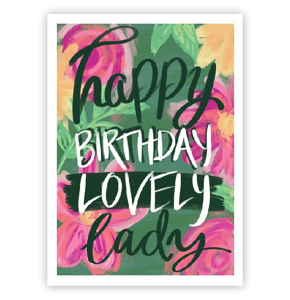 Printable Happy Birthday Card, Digital Downloadable Card, Happy ...