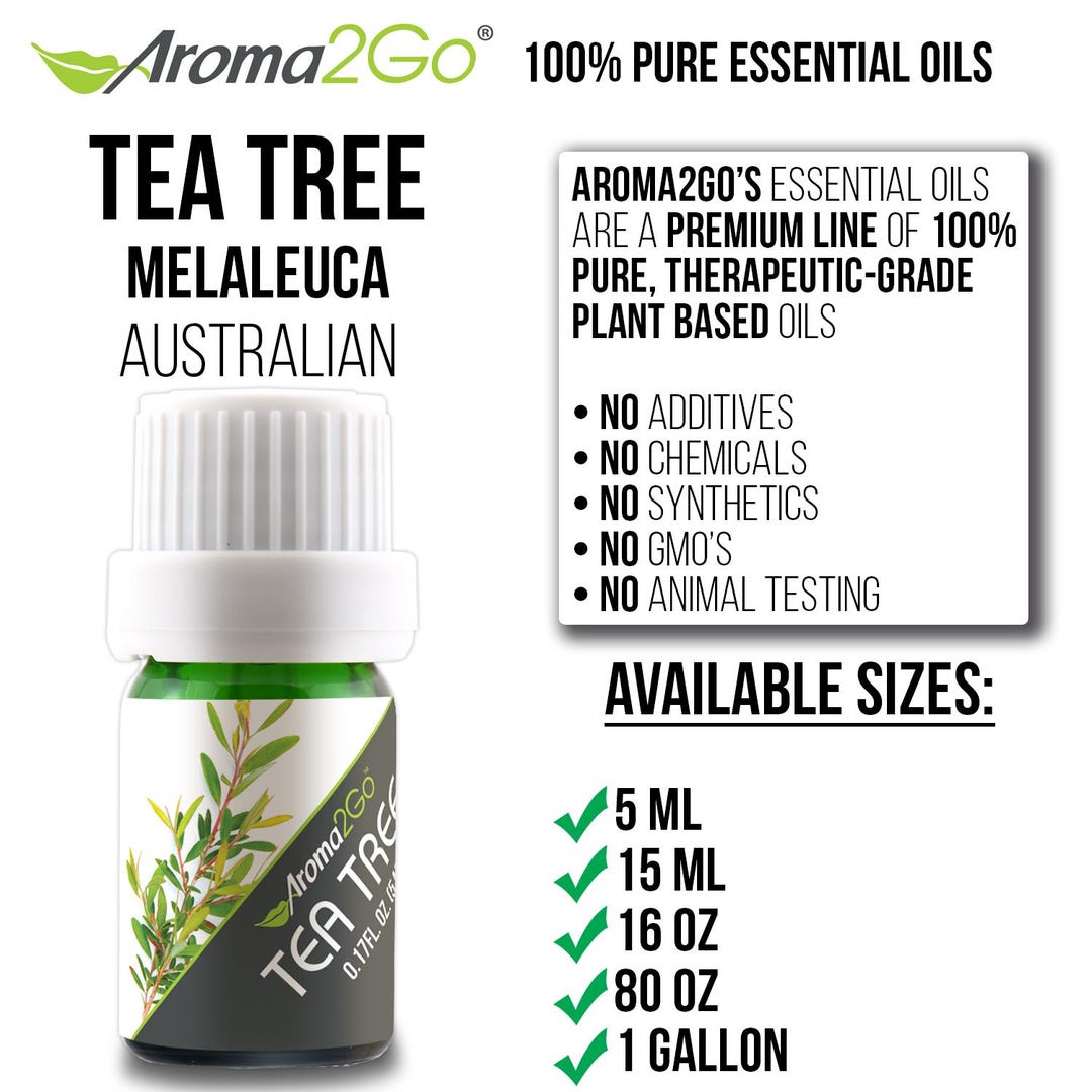 Tea Tree Melaleuca Australian Essential Oil Bulk / Various Sizes - 100% ...