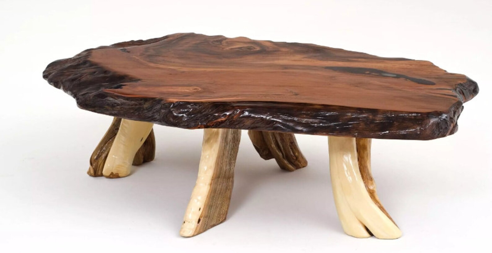 Redwood & Juniper Log Coffee Table - Etsy