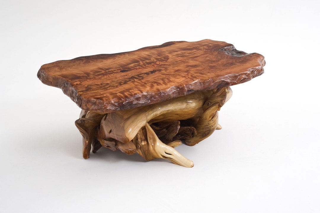 Ornate Rustic Redwood & Juniper Root Cofee Table - Etsy