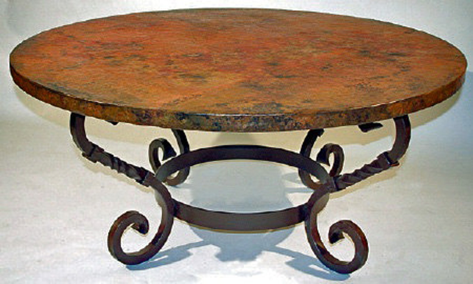 Reclaimed Copper Coffee Table With Margarita Base - Etsy
