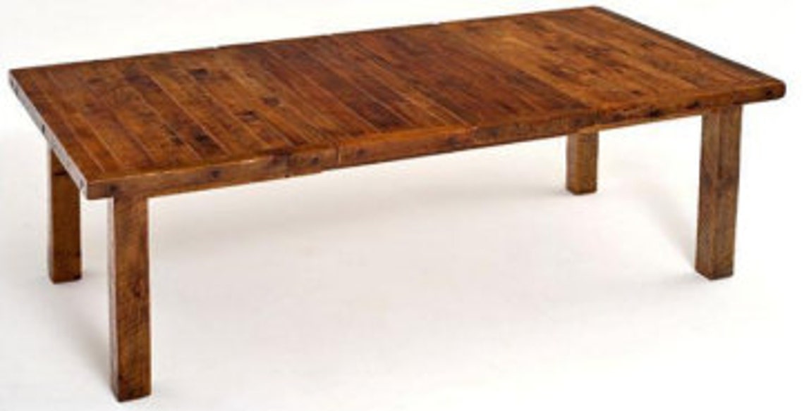 Rustic Reclaimed Barnwood Farmhouse Dining Table - Etsy