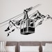 Ski Lift Chair Wall Decal: Mountain Winter Sport Art F64 - Etsy