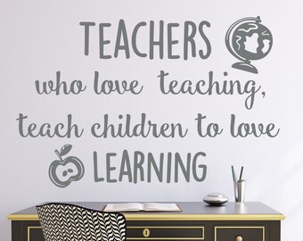 Educational Quote Wall Decal - Etsy